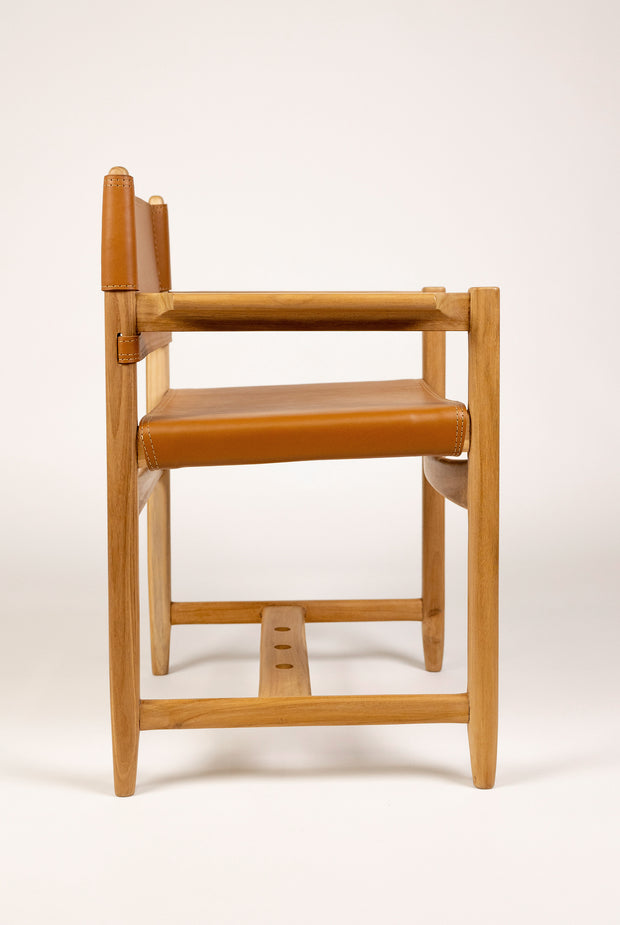Leather Strap Safari Dining Chair – Roam Homeware