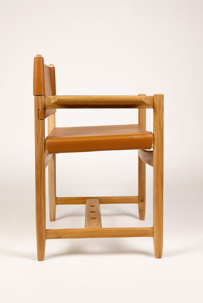 Leather Strap Safari Dining Chair – Roam Homeware