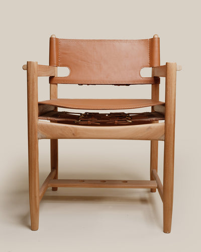 Leather Strap Safari Dining Chair – Roam Homeware