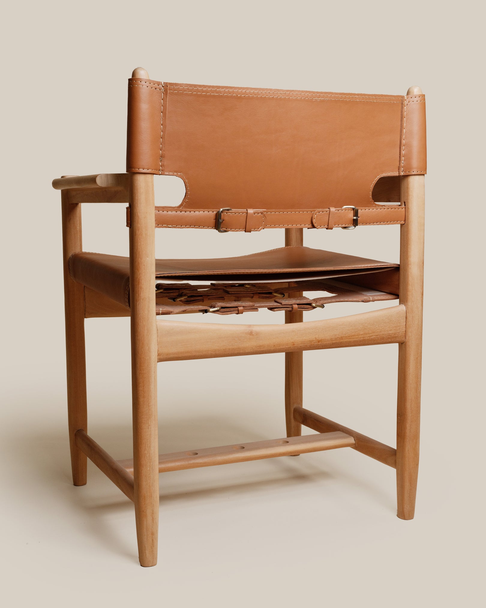 Leather Strap Safari Dining Chair – Roam Homeware